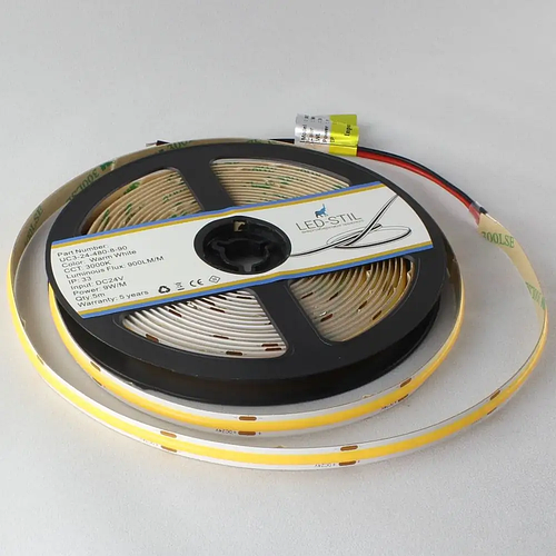 Купить LED лента LED-STIL 3000K, 9W, COB, 480 шт, IP33, 24V, 900LM ...