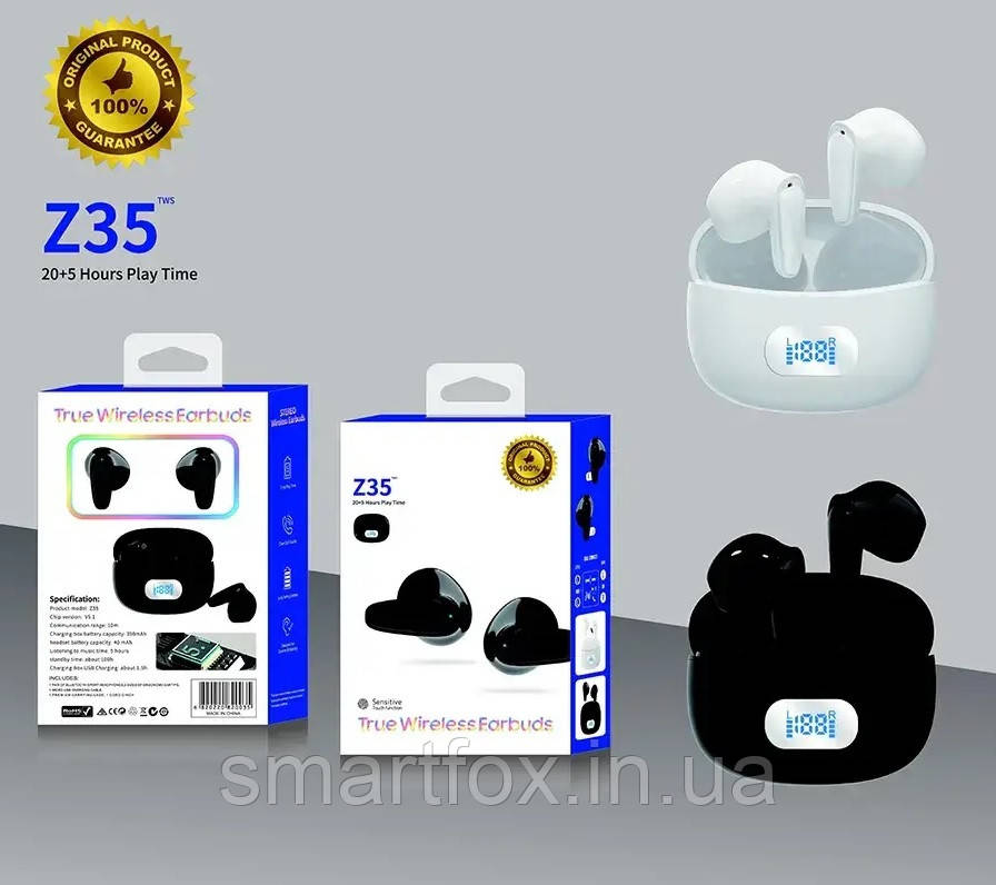 Блютуз гарнитура Earbuds Z35: продаж, ціна у Одесі. Навушники та гарнітури від "Оптово ...
