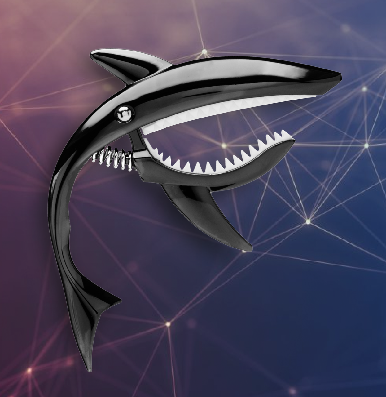 Універсальний каподастр ALICE SHARK GC-02 BLACK (ID#965222372), ціна ...