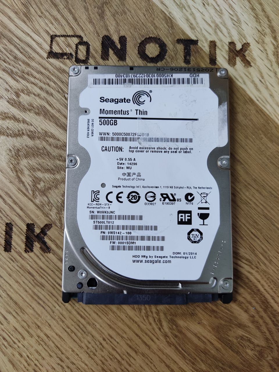 Жесткий Диск Seagate Laptop HDD 500GB 5400rpm 16MB 2.5 SATA II ...