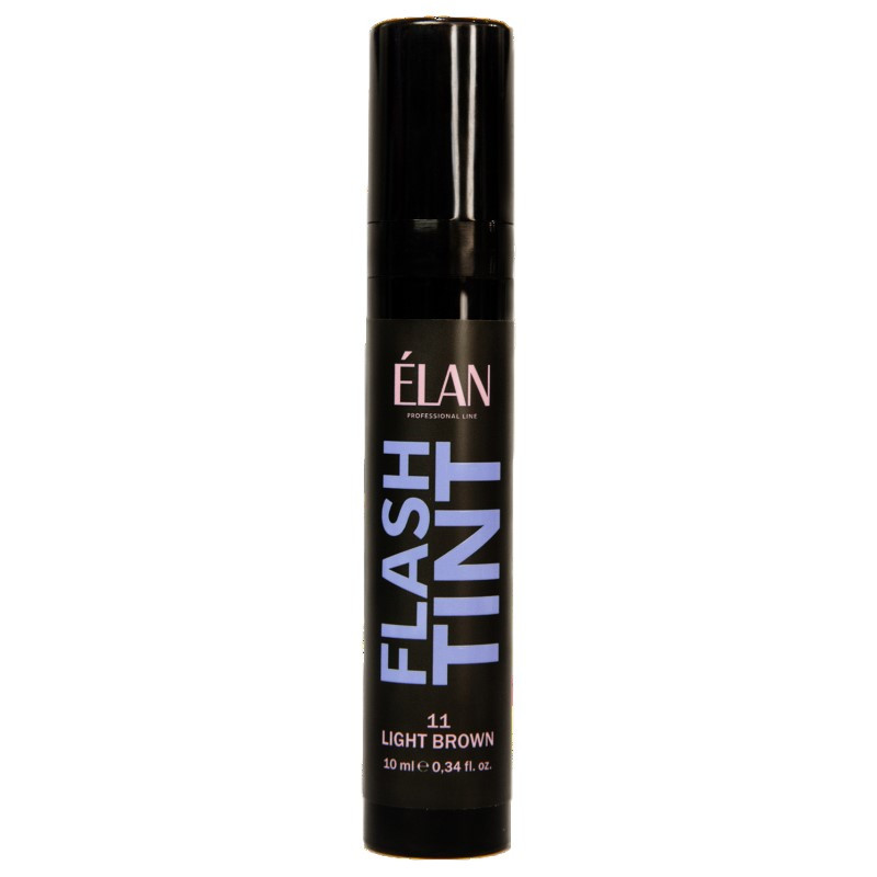 Купити Elan Оклюзивна система фарбування брів та вій Flash Tint 11 Light Brown, 10 мл, ціна 414 ...