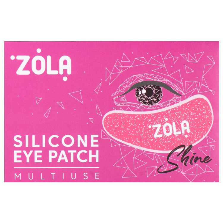 Купить Zola Многоразовые силиконовые патчи для глаз розовые, 1 пара ...