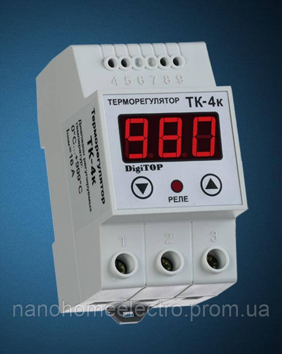 Терморегулятор ТК-4K одноканальний DigiTOP (ID#302408532), цена: 1496 ₴, купить на Prom.ua