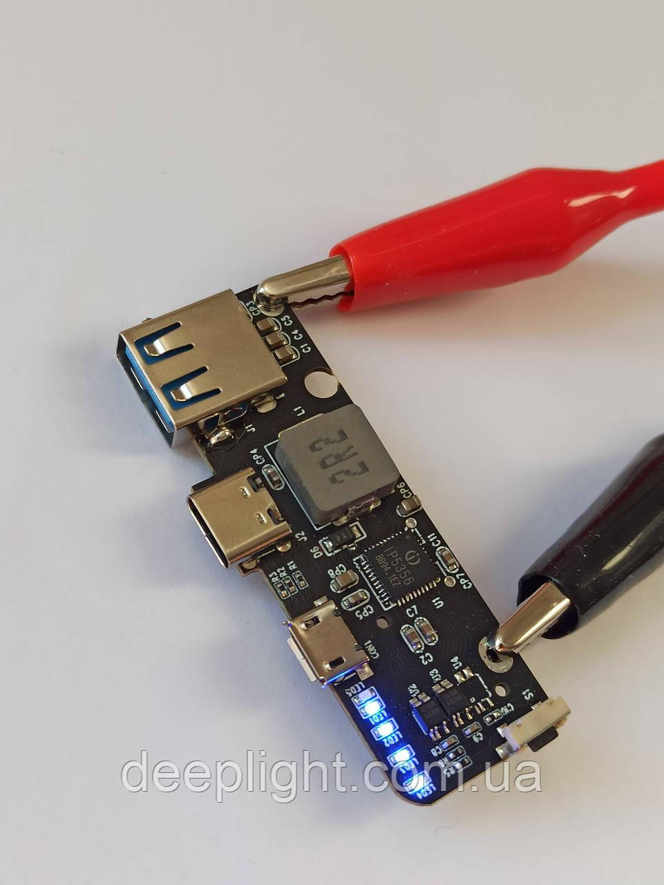 IP5356 Плата Контролер Повербанка 5,9,12V Type C USB + Быстрая Зарядка 3A 18W QC3.0 PD Huawei ...