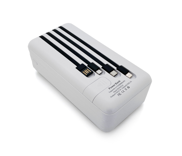 Купить PowerBank Bix-50000mAh, Input:MicroUSB+Type-C, Output:4USB/Type ...