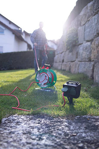 Brennenstuhl Garden Socket 4-way with Ground Spike (Водостойкий пластик ...