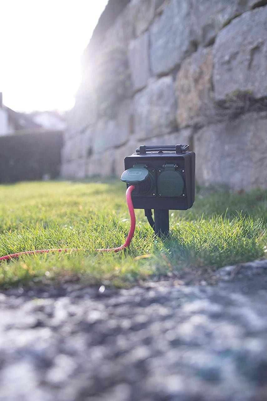 Brennenstuhl Garden Socket 4-way with Ground Spike (Водостойкий пластик ...