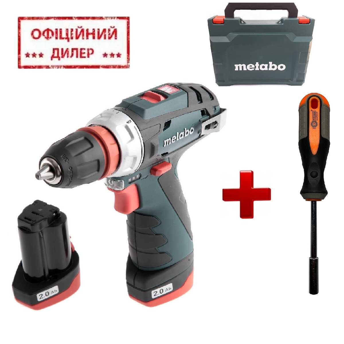 Купити Шурупокрут Metabo PowerMaxx BS Basic кейс + ПОДАРУНОК Викрутка ...