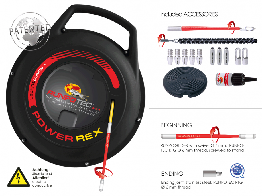 POWER REX 30M - СТЕРЖЕНЬ ИЗ СТЕКЛОВОЛОКНА Ø 3 ММ — в Категории ...