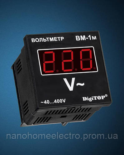 Вольтметр ВМ-1М DigiTOP (ID#302593665), цена: 902 ₴, купити на Prom.ua