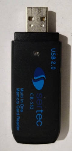 Купити Card reader (Картридер) Sertec CR-552 Usb 2.0 Чорний, ціна 103 ...