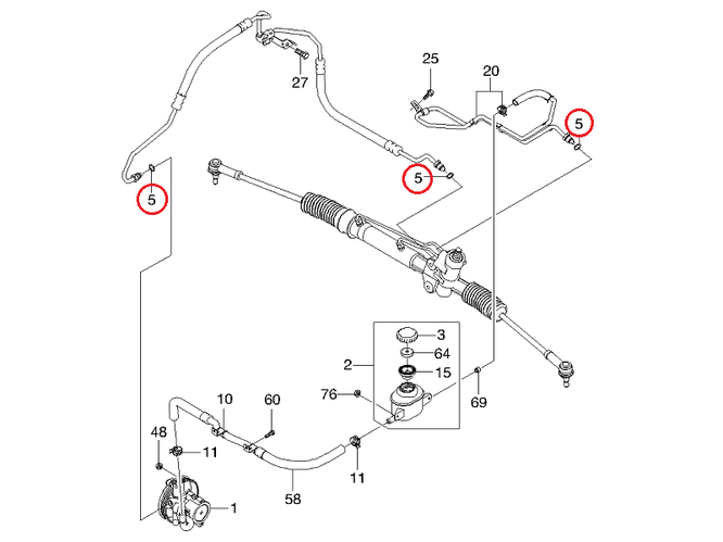 Кольцо уплотнительное трубки ГУР Авео Лачетти Эпика GM 94535975 (ID ...