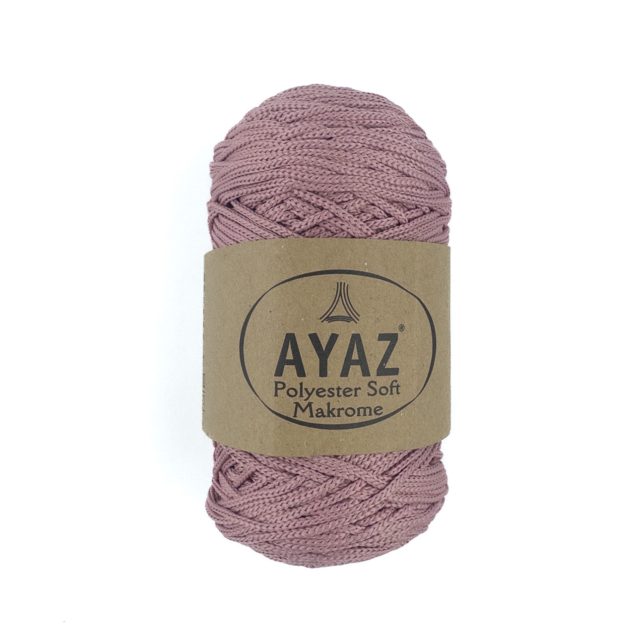 Ayaz Polyester Soft Makrome (Аяз Макроме) № 1275 суха троянда (Пряжа макраме, для сумок) купити ...