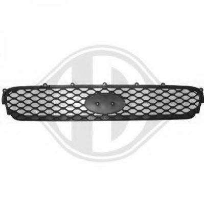 Решітка радіатора Hyundai Santa Fe I 2001-2006 хром. без емб (хюндай ...