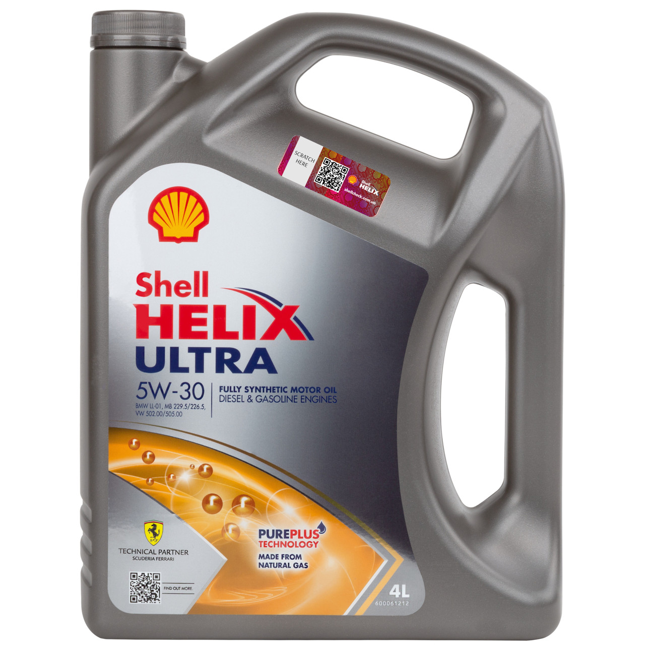 Моторное Масло Shell Helix Ultra 5W-30, 4 Л — Купить Недорого на Bigl ...