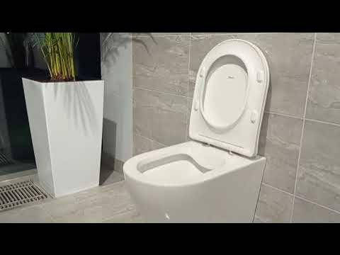 Купити Унітаз підвісний DEVIT 3020162 UNIVERSAL безобідковий quick-fix, soft-close, ціна 6999 ...