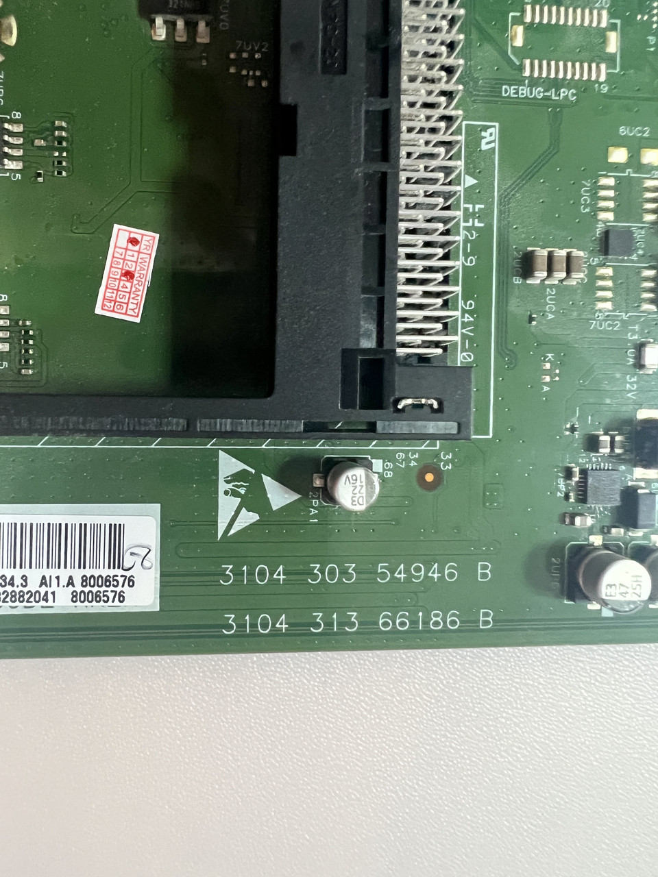 Купить Main (материнская) плата QFU 1.2E 3104 313 66186/3104 303 54946 A tv Philips 55PFL7108K ...