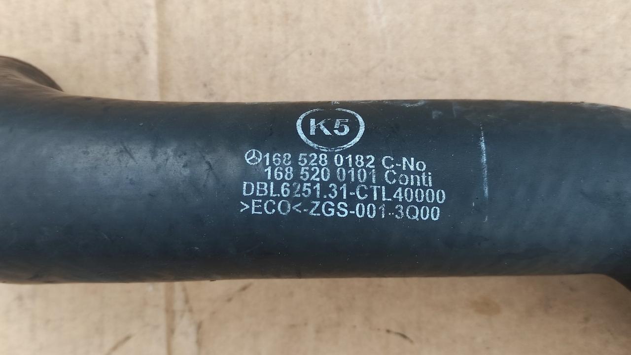 Патрубок інтеркулера mercedes мерседес w168 a170 cdi 1685280182 ...