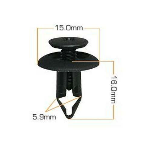 Купить Пистон крепления бампера, молдинга Chevrolet/Daewoo/Infiniti ...