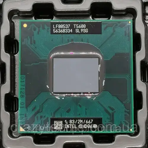 Процесор T5600 для ноутбука Intel Core 2 Duo 1.83Ghz Socket M +т/паста ...