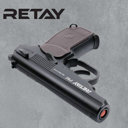 Купити Стартовий сигнальний пістолет Макарова Retay PM ПМ під холостий патрон 9мм, ціна 3990 ...