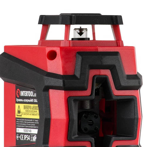 Купить Уровень лазерный 360 град, 2 лазерные головки, зеленый лазер, MT-3062 INTERTOOL, цена ...