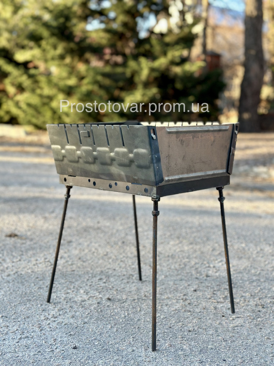 Мангал Чемодан. 6 Шампуров. Мангал Складной 2мм на 6 Шампуров — в ...