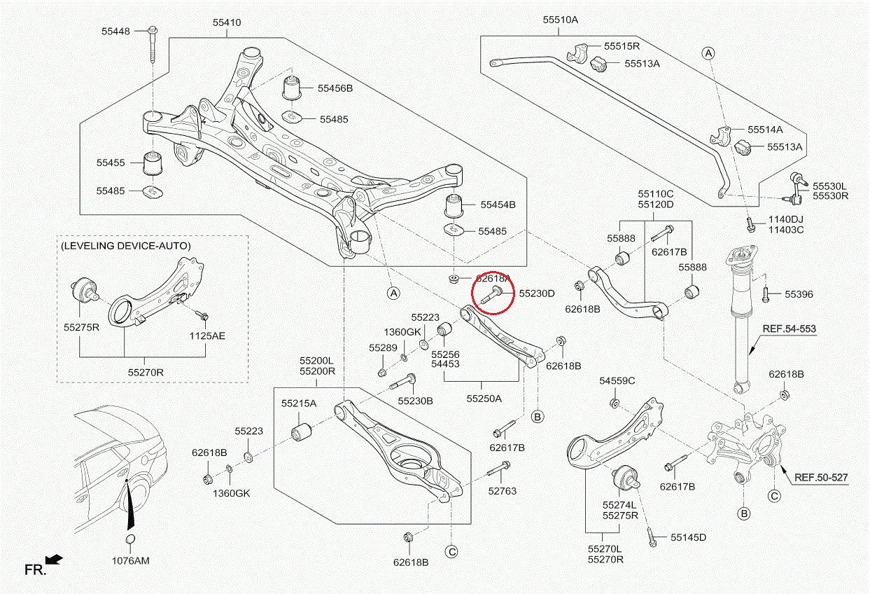 Купить Болт развала K5 Optima Sorento Sportage ix35 Santa Fe Tucson ...