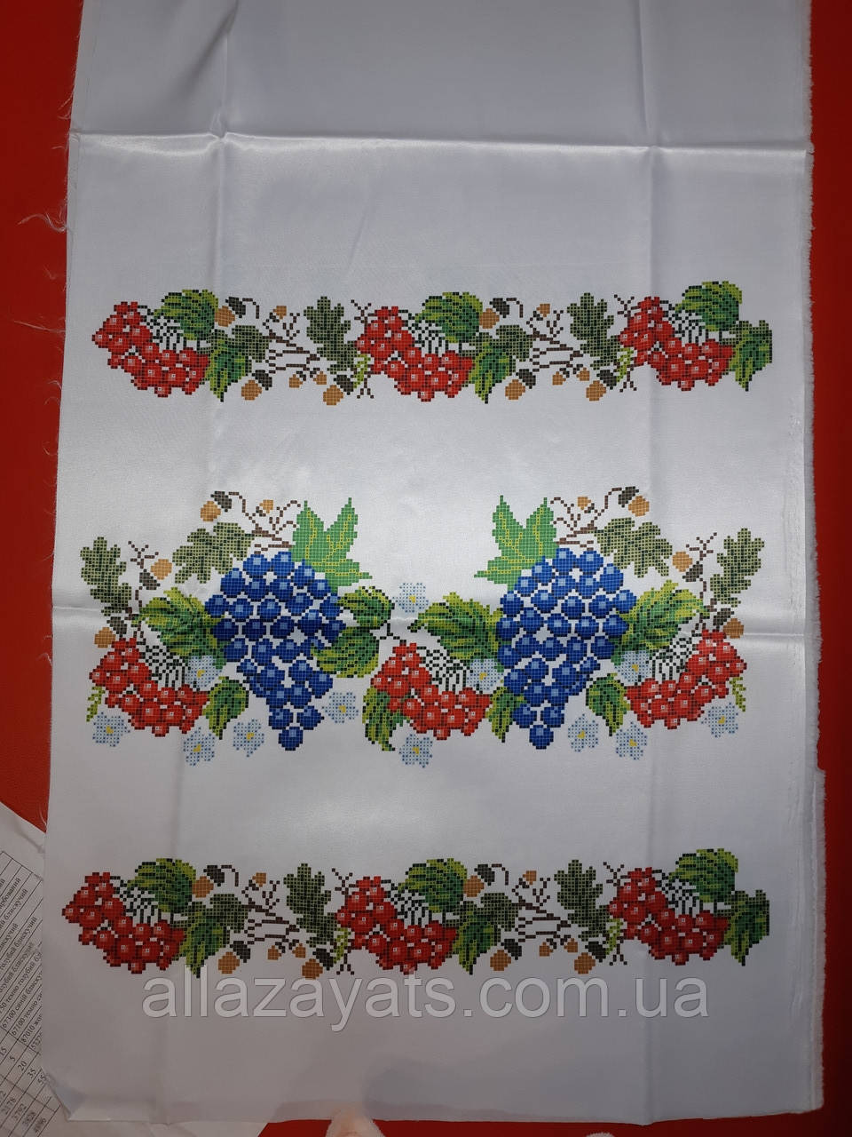 ТР012 Схема для вишивки бісером Барвиста Вишиванка Весільний рушник продаж ціна у Володимирі