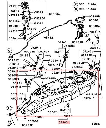 Бак топливный Mitsubishi Pajero Wagon - 1700A404 (ID#1794611240), цена ...