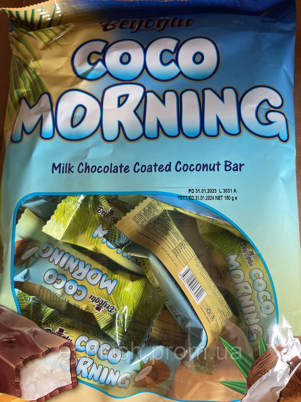 Купить Батончики міні Coco Мorning 180g*12 уп., цена 60 ₴ — Prom.ua (ID ...
