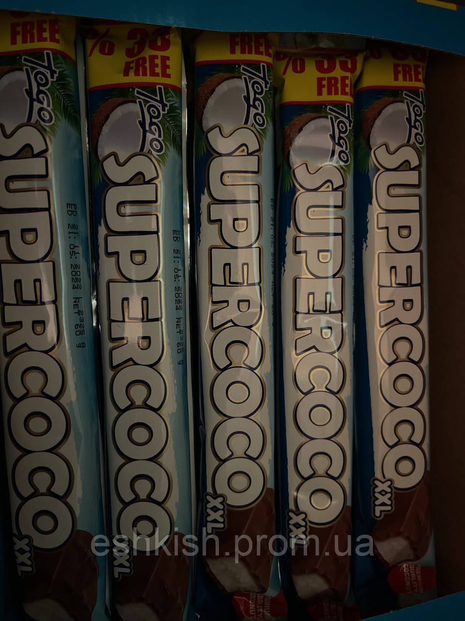 Купити Батончик SUPER COCO XXL 60g*24шт, 6 блок, ціна 410 ₴ - Prom.ua ...