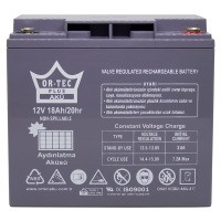 Купить Re/бат OR-TEC 12V/18 AH AGM свинцево-кислотний аккумулятор, цена ...