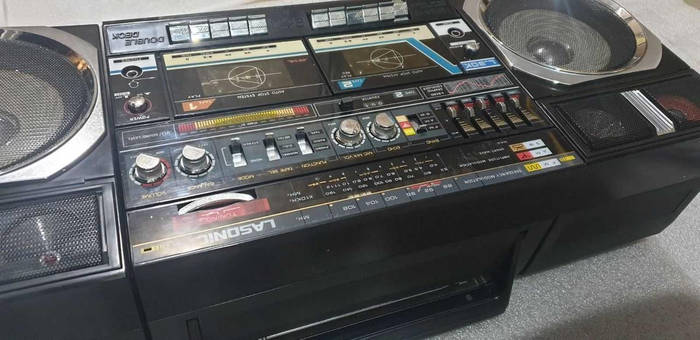 Купить Винтажный Касетный Магнитофон Lasonic L_30K + Микрофон., цена ...