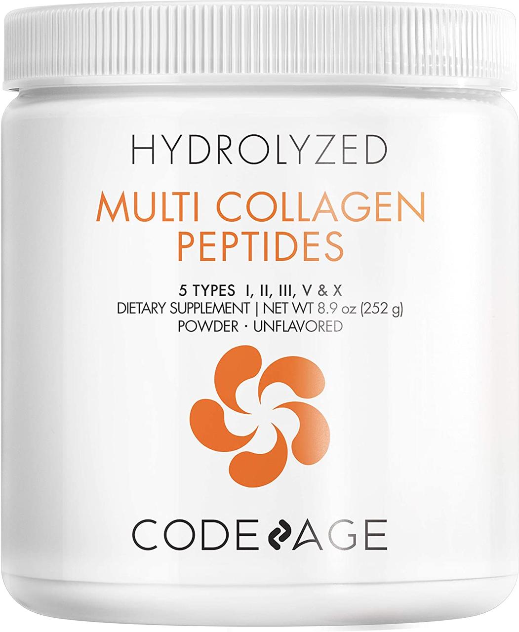 CodeAge Hydrolyzed Multi Collagen Peptides 252 Гр. — Купить Недорого на ...