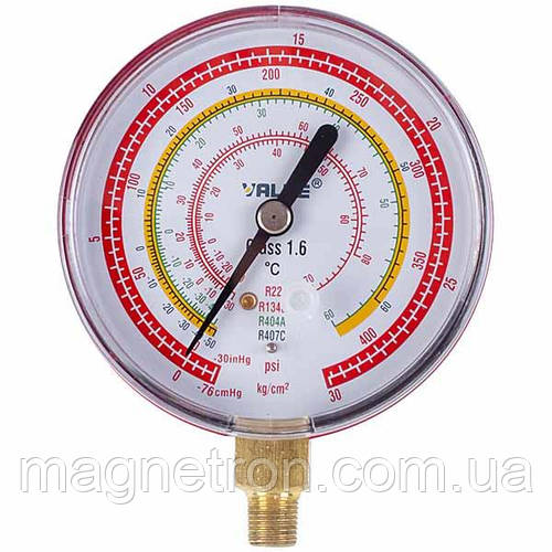 Купить Манометр высокого давления CH VALUE (D корпуса=80mm, R404 R22 ...