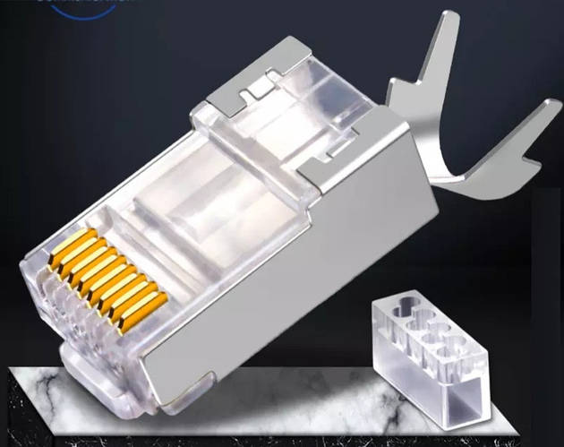Конектор Rj45 Cat.6a, Cat7, 23awg для кручений пари категорії 6a, 7 (ID ...