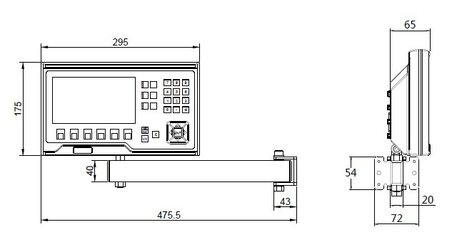 Купить 2 оси TTL 5 вольт LCD устройство цифровой индикации A30-2V, цена ...