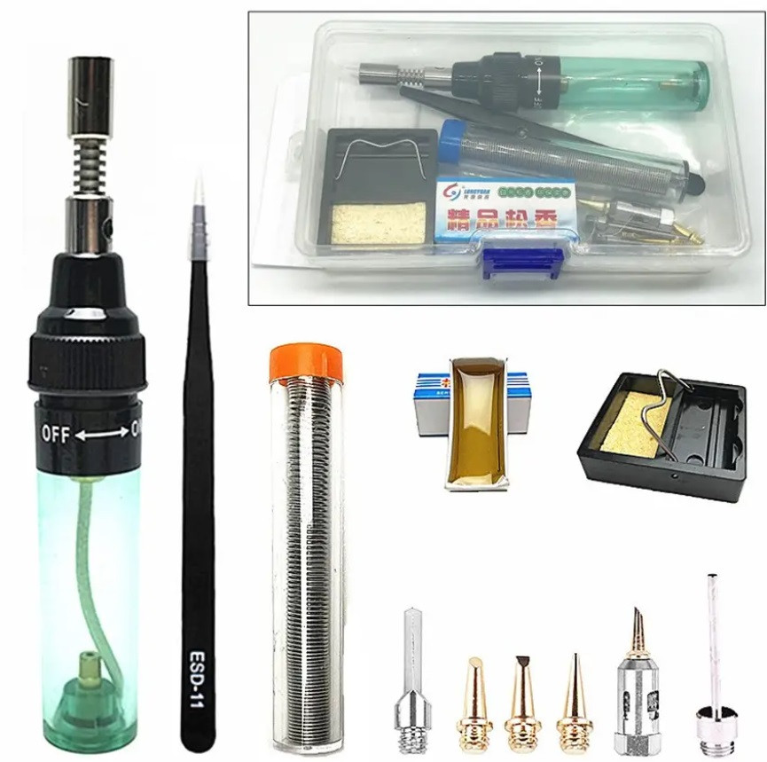 Портативний газовий паяльник Bodasan VA-100 Green, ціна: 599 ₴, купити на Prom.ua