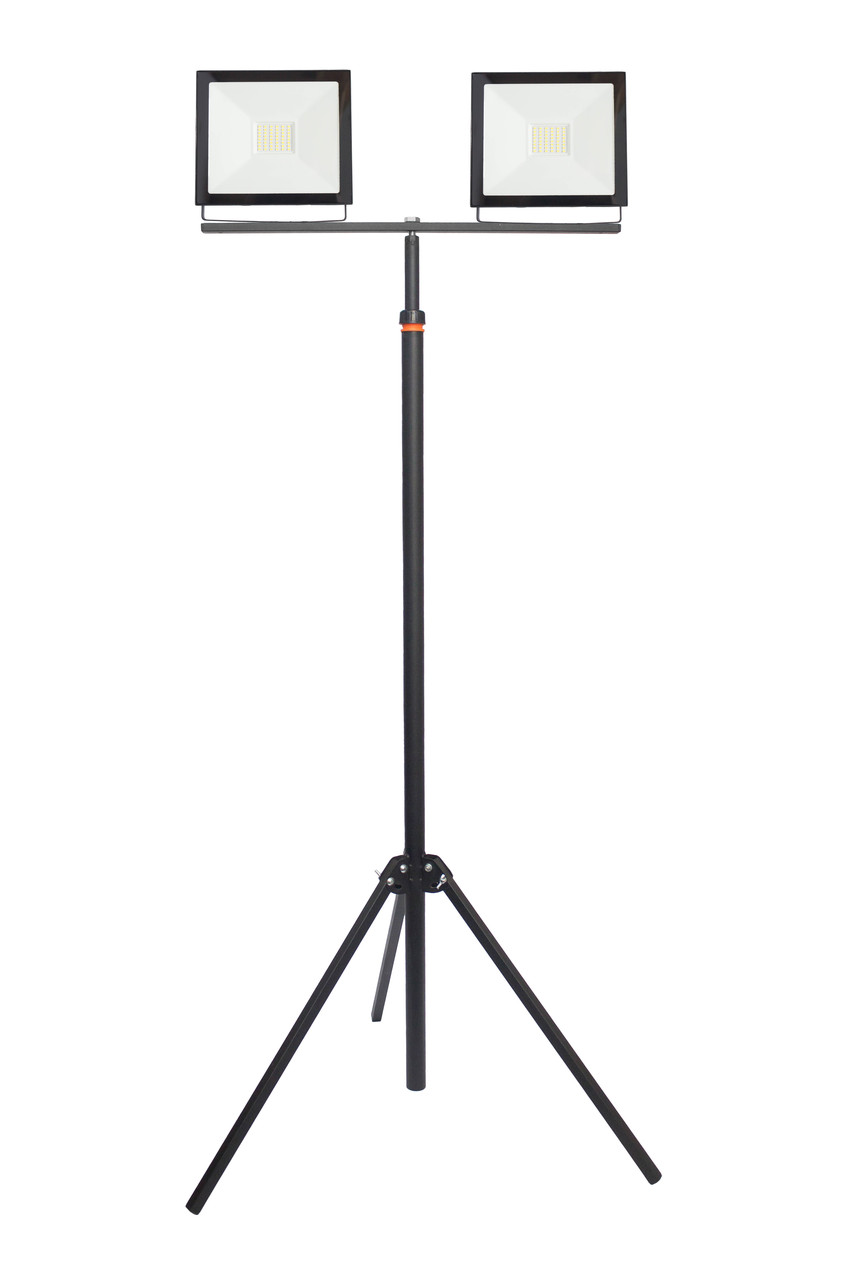 Стойка для прожекторов черная СТ-2000 180см металлическая, MSK Electric ...