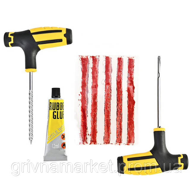 Набор для Ремонта Бескамерных Шин CZK-8008 Сырая Резина GM, Код ...