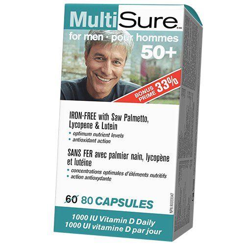 Купить Витамин для мужчин после 50 MultiSure for Men 50+ Webber ...
