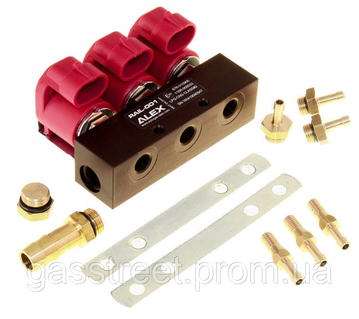 Купить Форсунки ALEX Rail 001 (3 цил) 3 Ом, цена 1197 ₴ — Prom.ua (ID ...