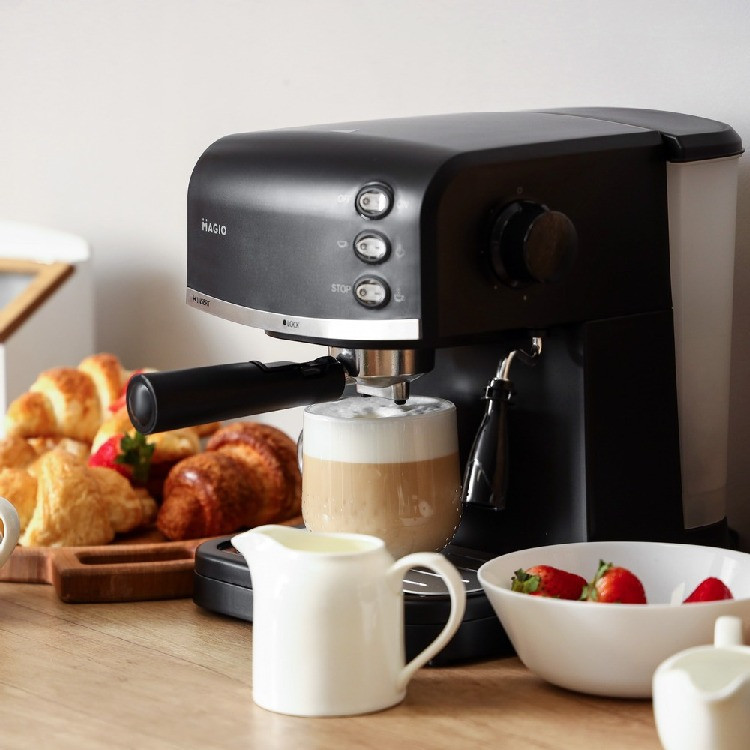 Купити Кавомашина для дому з капучинатором Magio MG-963 15 Bar Black, ціна 4589 грн - Prom.ua ...