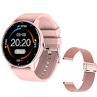 Купить Умные смарт- часы Smart -Watch Modfit Business Pink Mesh, цена 1399 ₴ — Prom.ua (ID ...