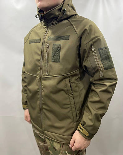 Купить Тактическая мужская ветро и водозащитная куртка SoftShell Coyote ...