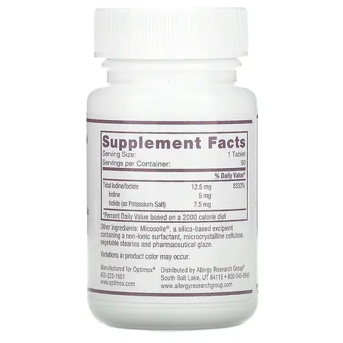 Купити Optimox, Iodoral, Йод/йодид калію, 90 таблеток, ціна 1763 ...