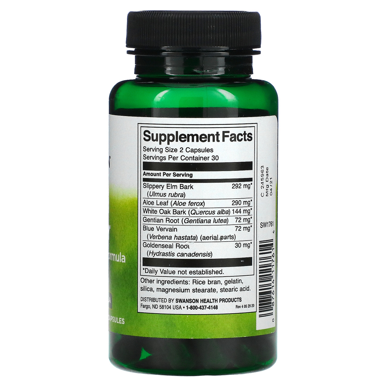 Купити Swanson, Colon Helper, формула для очищення кишківника, 60 ...