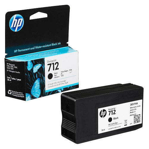 Купить Картридж HP 712 (3ED70A) Black для DesignJet T250 T630, цена ...