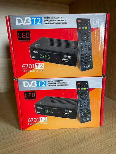 Купить Тюнер DVB-Т2 uClan T2 6701 с функциями медиаплеера и IPTV/WebTV-плеера, цена 490 грн ...